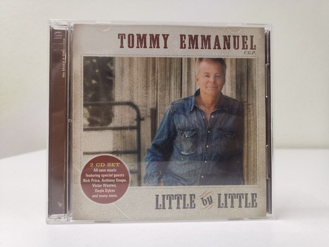 (CD) TOMMY EMMANUEL LITTLE BY LITTLE, Hobbies & Toys, Music & Media ...