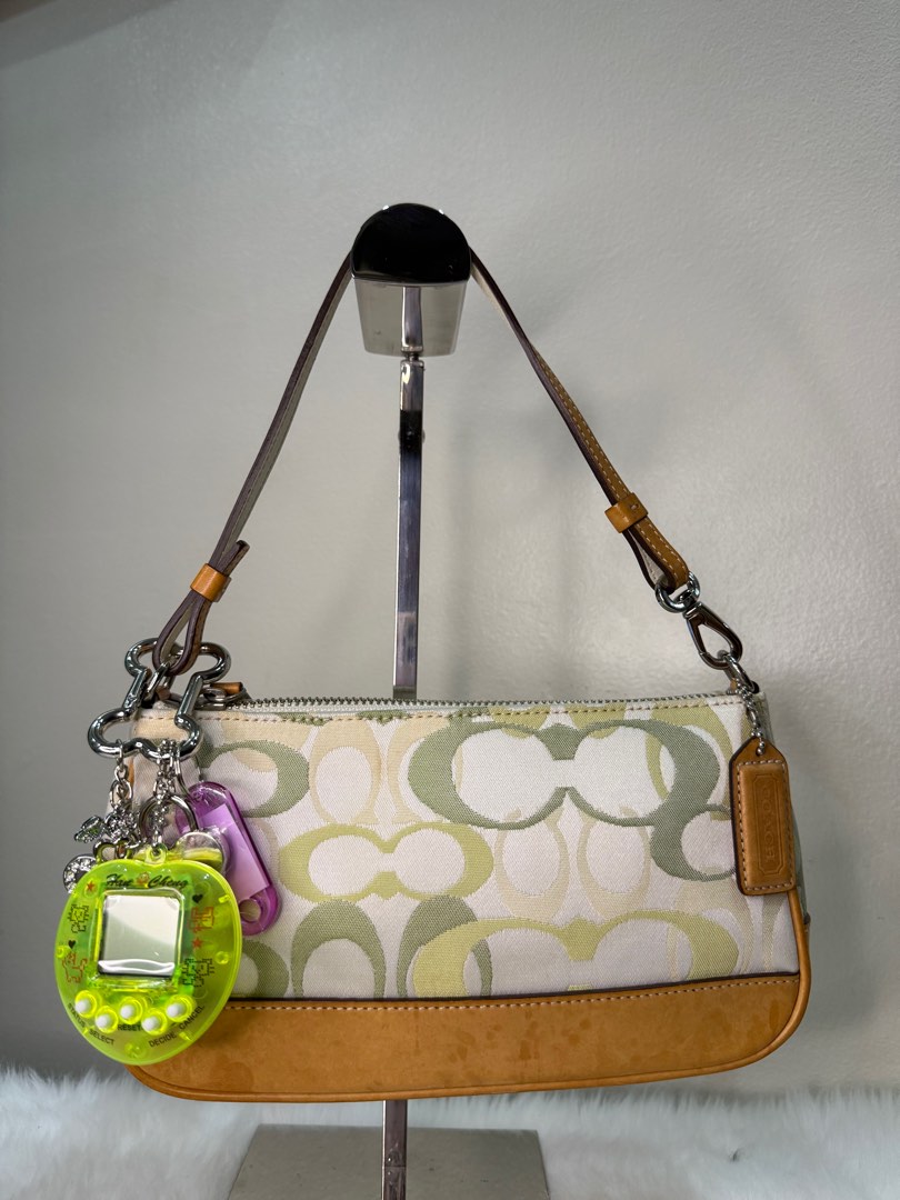 Coach Demi pochette pouch in optic green rare color vintage y2k, Luxury ...