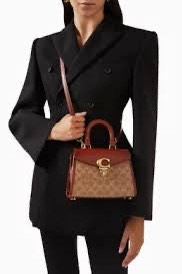 COACH SAMMY TOP HANDLE IN SIGNATURE, Women's Fashion, Bags & Wallets ...