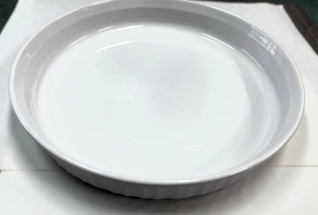 Clearing Stock! Buy 1 get 1 Free - CorningWare French White Quiche Dish ...
