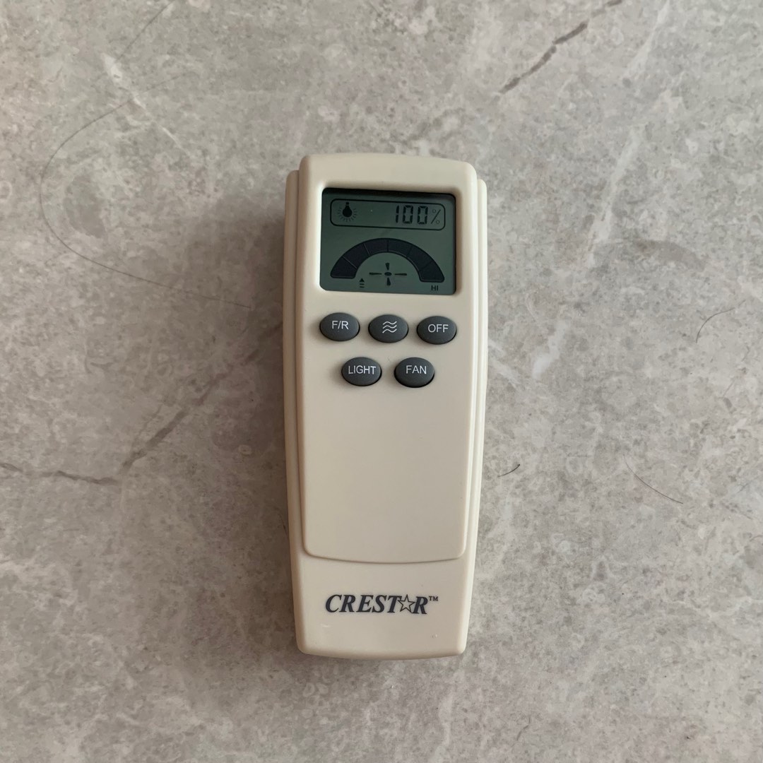 Crestar remote ceiling fan, Furniture & Home Living, Lighting & Fans ...