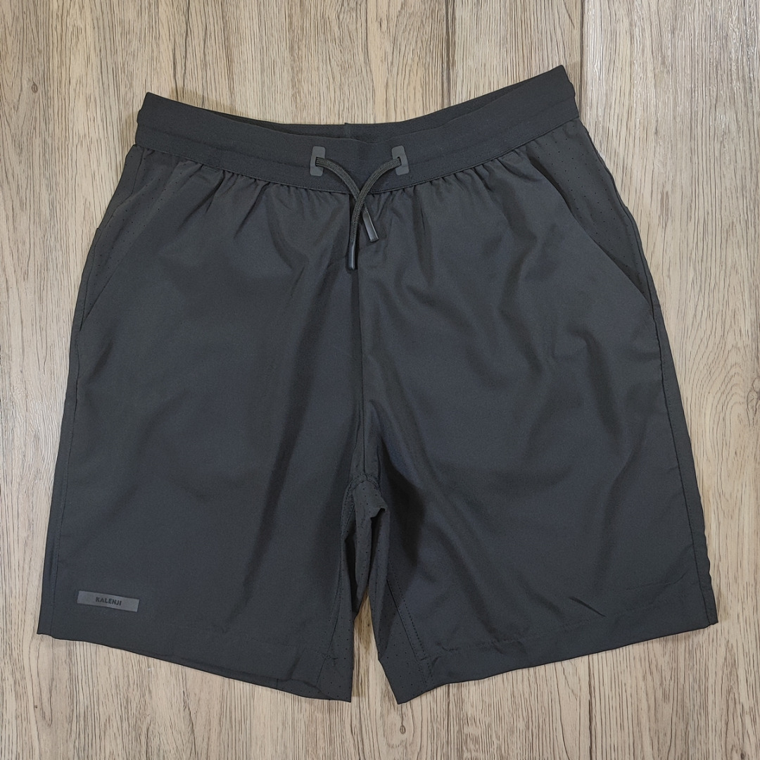 DECATHLON KALENJI Men's Running Shorts Black - Run 500 Dry, Fesyen Pria ...