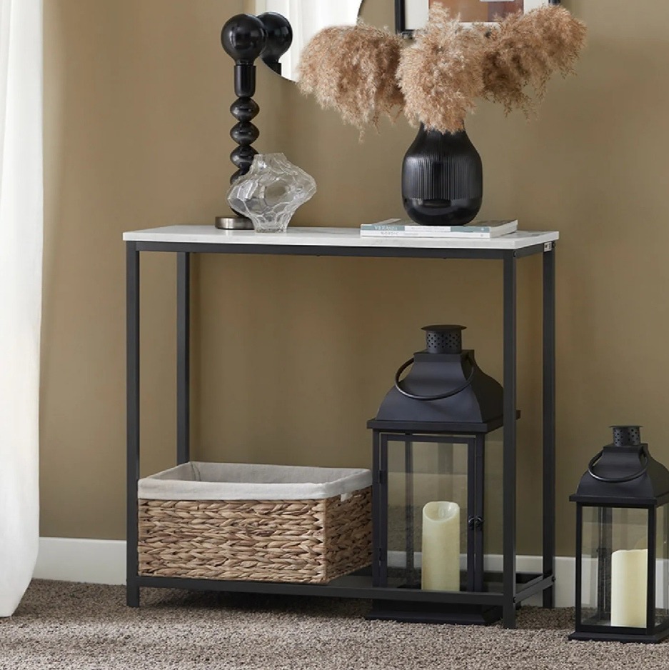 Entryway Console Table | Narrow Hallway Table | Slim Side Table ...
