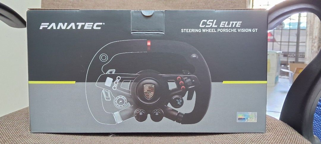 Fanatec Porsche Vision GT Steering Wheel, Video Gaming, Gaming ...
