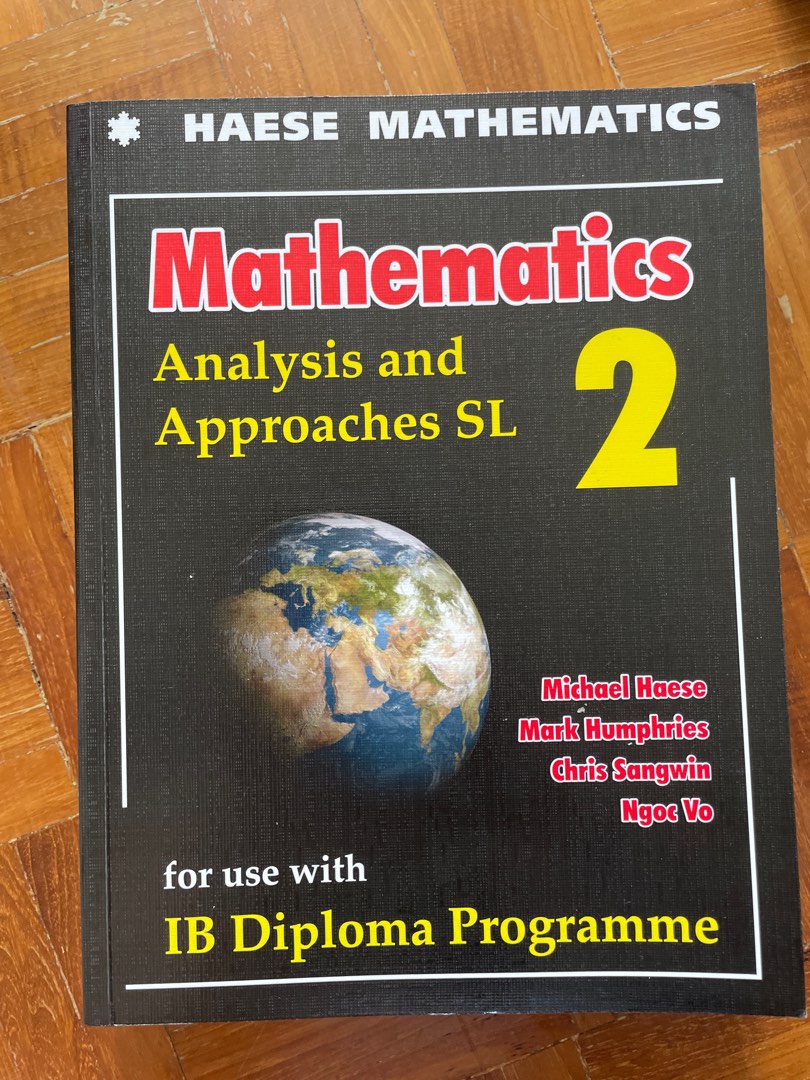 Haese Mathematics Analysis and Approaches SL 2 Textbook, Hobbies & Toys ...