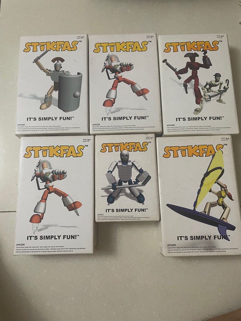 Hasbro vintage stikfas lot set misb bionicles lego, Hobbies & Toys ...