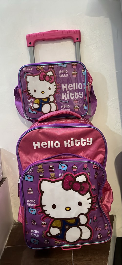 Hello Kitty Trolley Bag, Hobbies & Toys, Stationary & Craft, Stationery ...