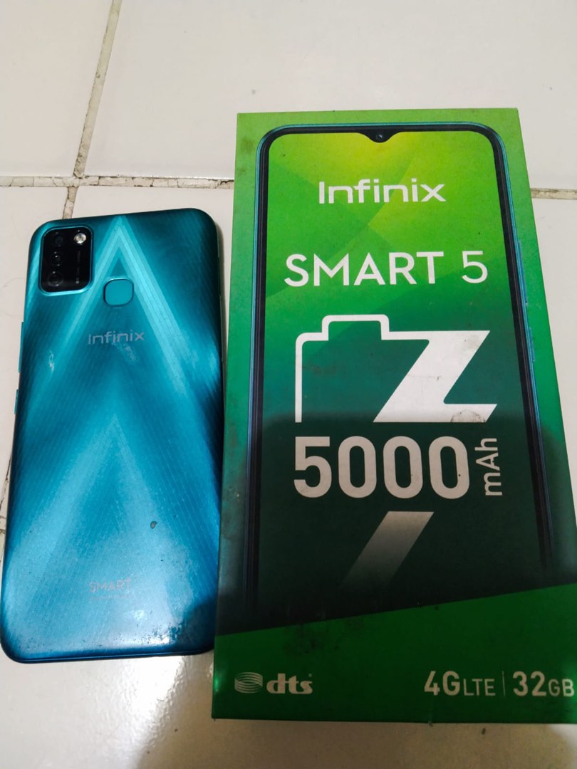 Hp Infinix Smart 5, Telepon Seluler & Tablet, Ponsel Android, Lainnya ...