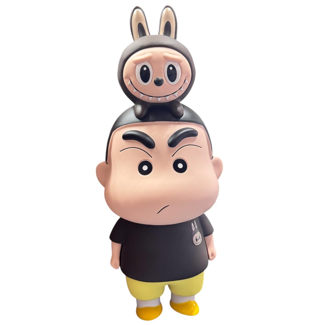 JE-Labubu + Crayon Shin-Chan, Height-41cm, Hobbies & Toys, Toys & Games ...