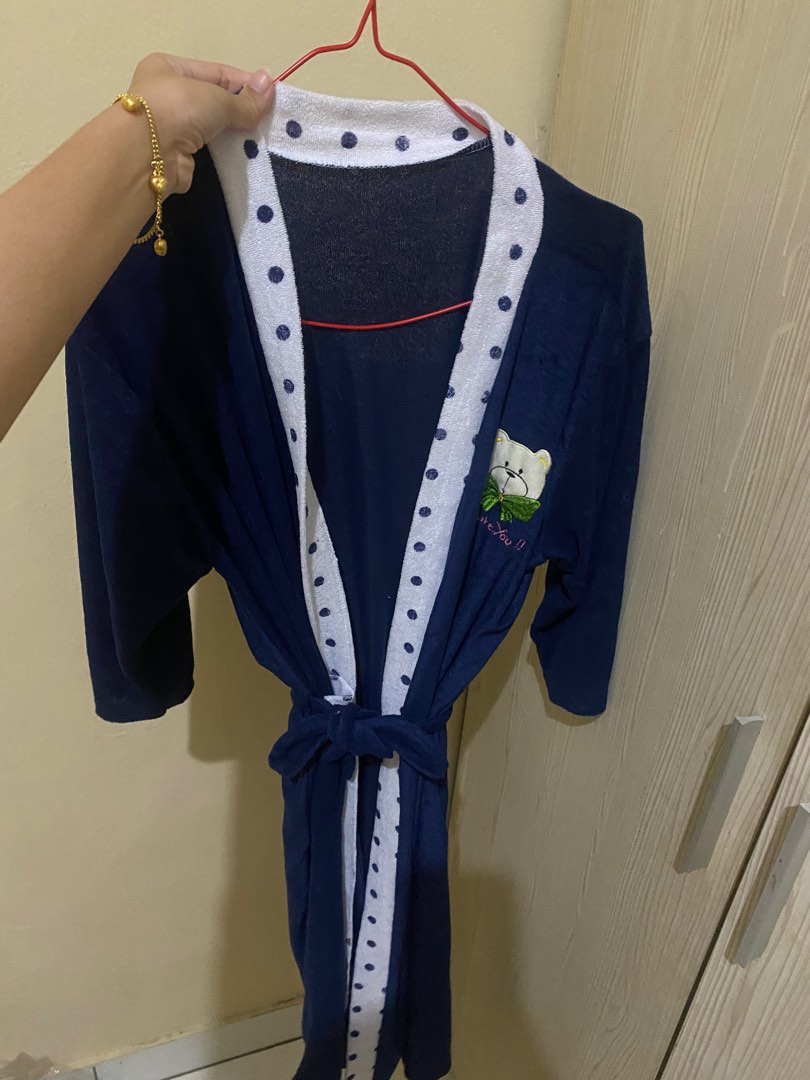 Kimono Handuk Baju Handuk Warna Navy Wanita Dewasa Kado Anniversary not Kimono Handuk Victoria ...