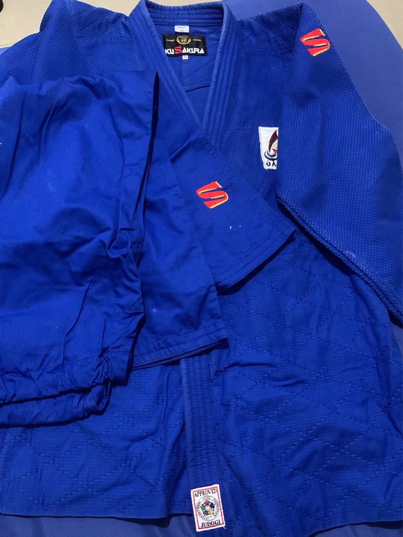 KuSakura Blue Judo Gi, Sports Equipment, Sports & Games, Combat Sports ...