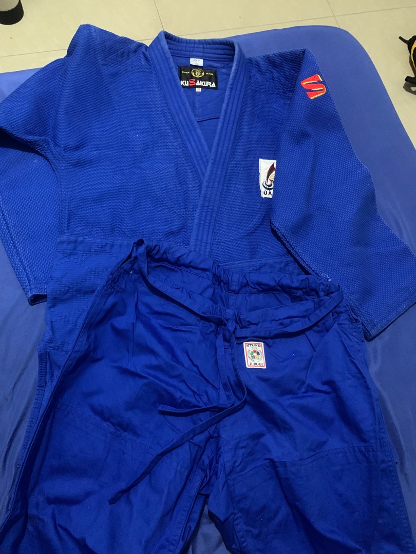 KuSakura Blue Judo Gi, Sports Equipment, Sports & Games, Combat Sports ...