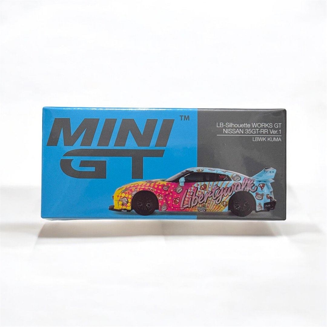 Mini GT Nissan Skyline GTR R35 Liberty Walk Kuma | Mini GT LB-Super ...