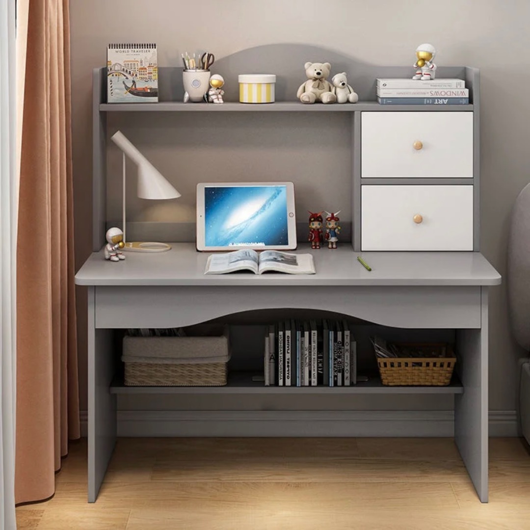 Modern Study Writing Desk | Kids Study Desk Storage Shelf | Writing ...