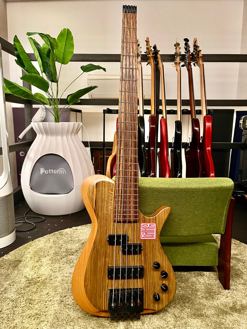 Modified Kiesel ZB5 Zeus Headless Bass, Hobbies & Toys, Musical ...