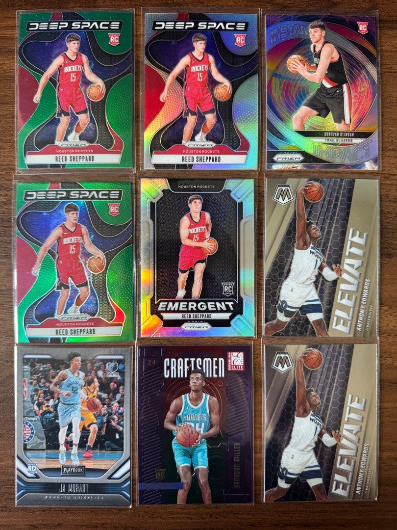 NBA Sport Cards ($5 Each) / Bub Carrington / Donovan Clingan / Yves ...