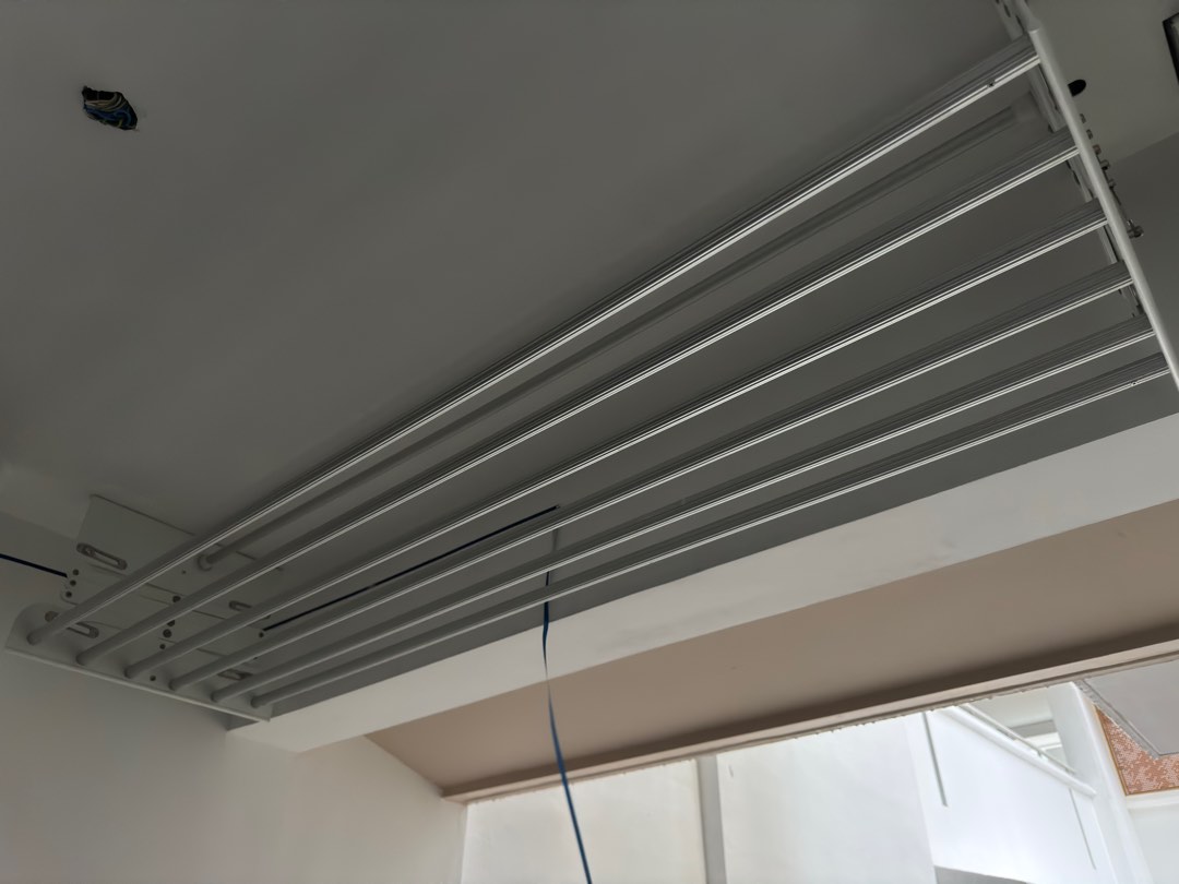 New BTO Laundry Rack System, Furniture & Home Living, Home Improvement ...