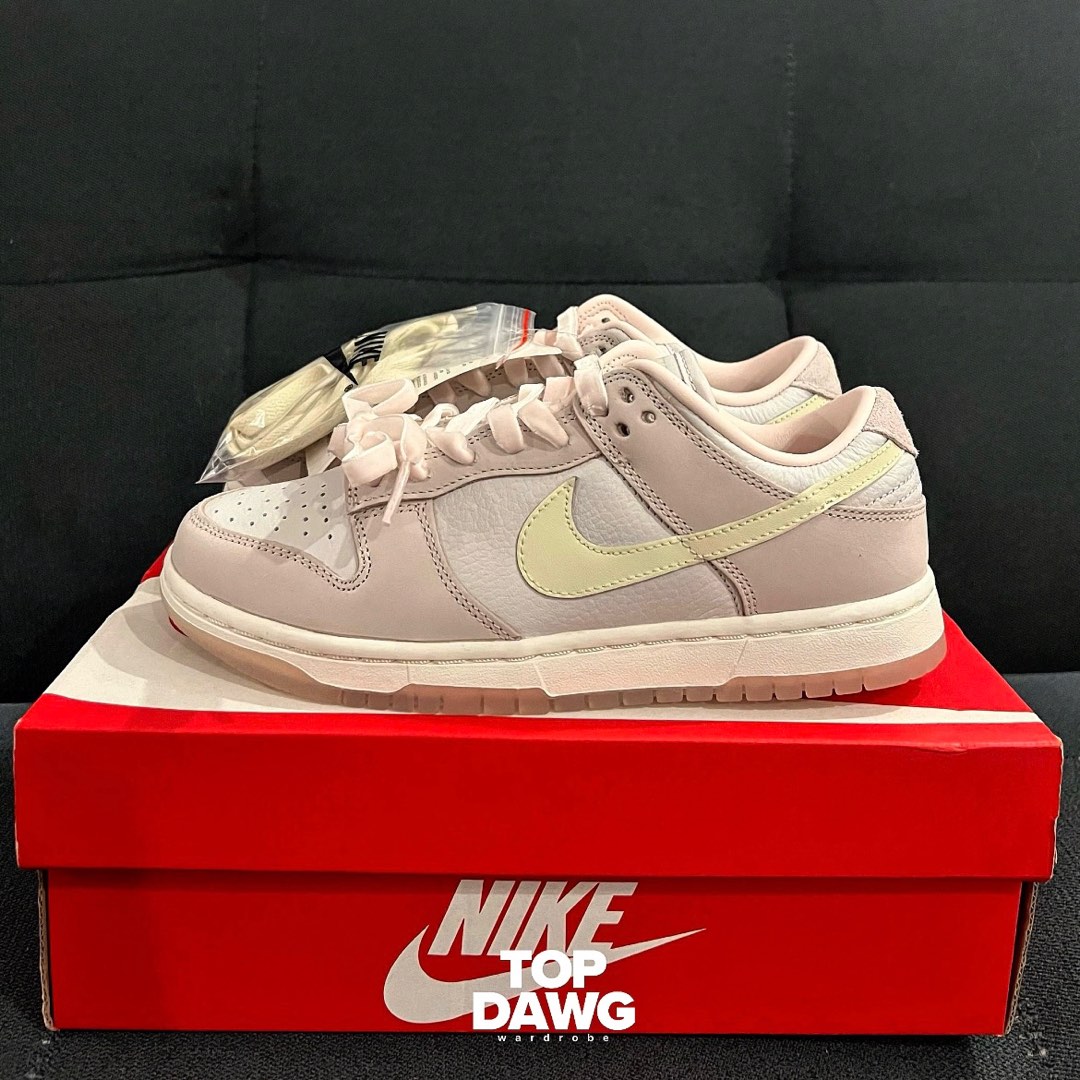 Nike Dunk Low Light Soft Pink, Women's Fashion, Footwear, Sneakers on ...