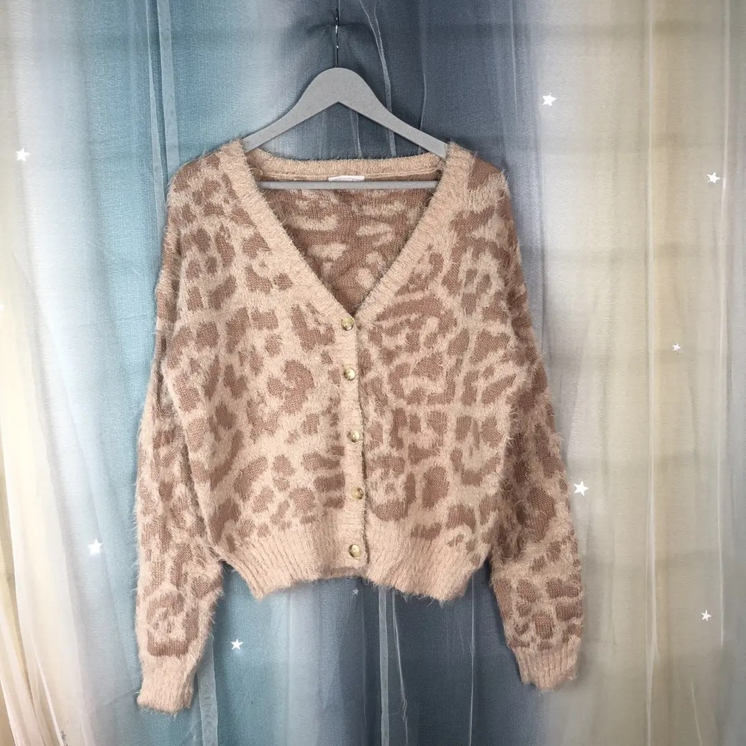 Oversized Hypen World Gallery Knit Cardigan #930, Women's Fashion ...