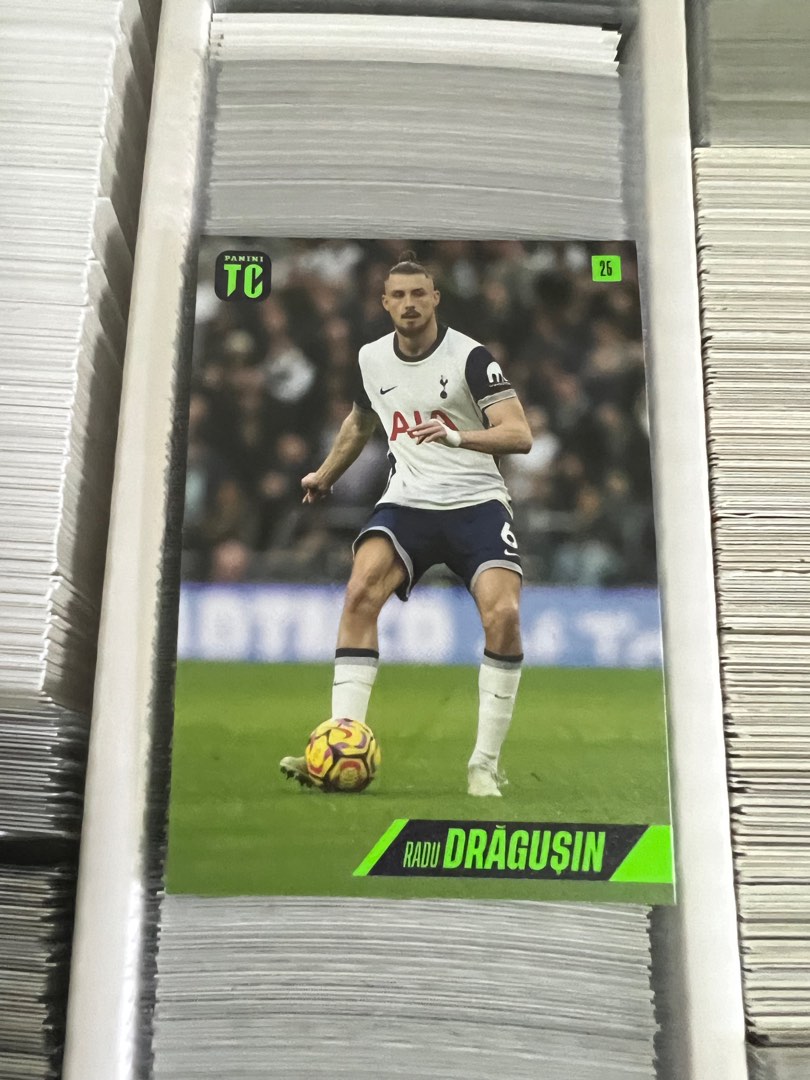 Panini Top Class Pure Football Premier League 2025 Radu Dragusin, Hobbies & Toys, Toys & Games ...