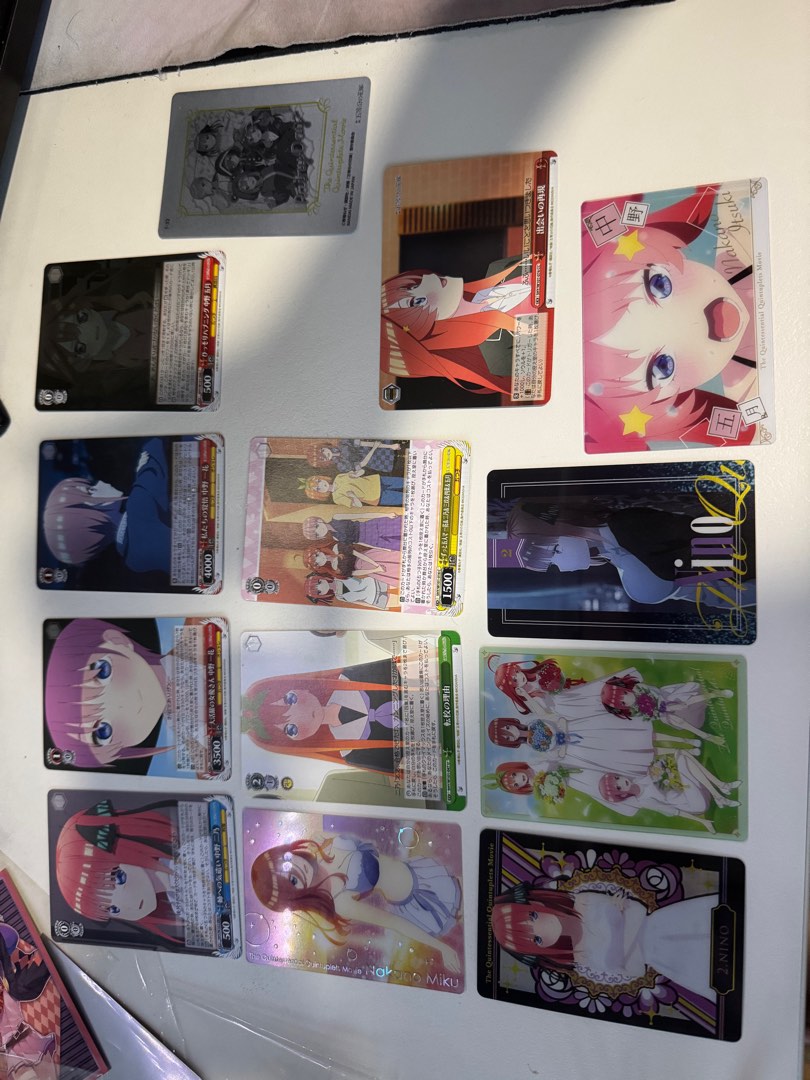 quintessential quintuplets official cards, Hobbies & Toys, Memorabilia ...