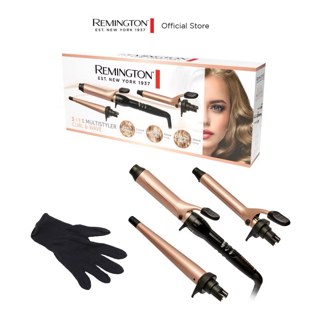 Remington 3in1 curls and wave catokan remington, Elektronik, Lainnya di ...