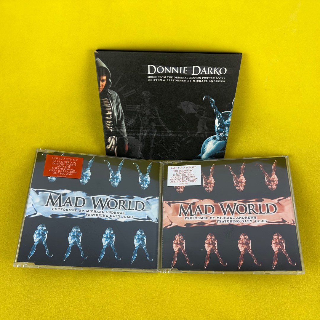 Set of 3 Donnie Darko Soundtrack 2001 CD + Michael Andrew & Gary Jules ...