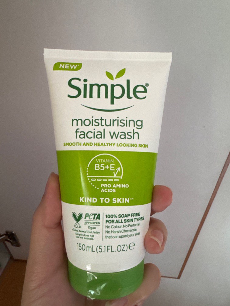 Simple facial wash, Beauty & Personal Care, Face, Face Care Products on ...