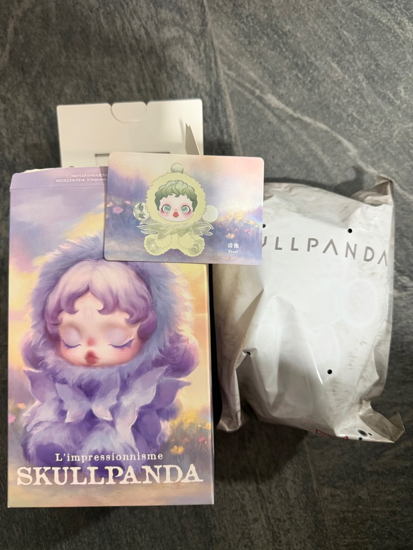 SKULLPANDA L’impressionnisme Series Plush Doll, Hobbies & Toys, Toys ...