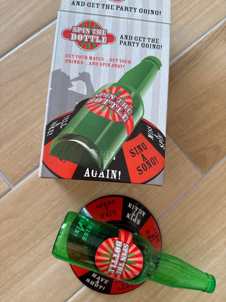 Spin the bottle drinking game, Hobbies & Toys, Toys & Games on Carousell