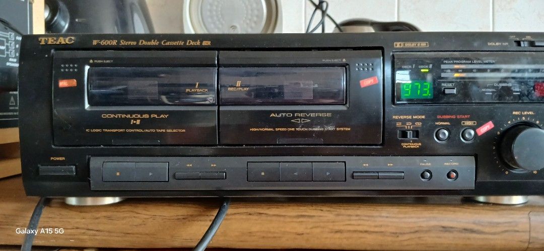 TEAC W-600R Stereo Double Cassette Deck UR Player, Audio, Other Audio ...