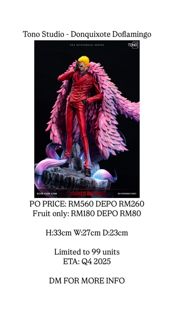 Tono Studio - Donquixote Doflamingo, Hobbies & Toys, Toys & Games on ...
