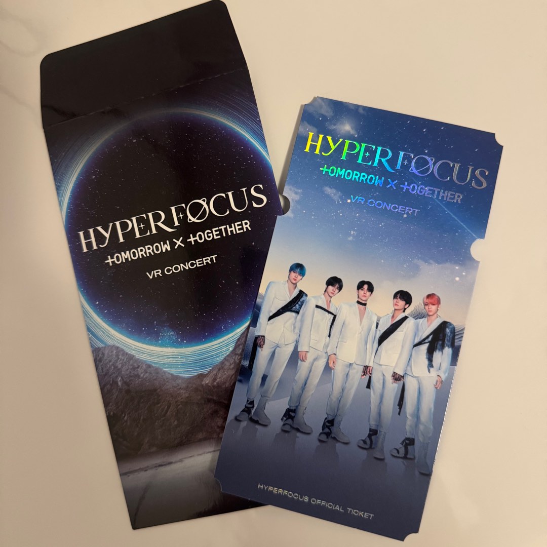 TXT HYPERFOCUS official ticket, 興趣及遊戲, 收藏品及紀念品, 韓流 - Carousell