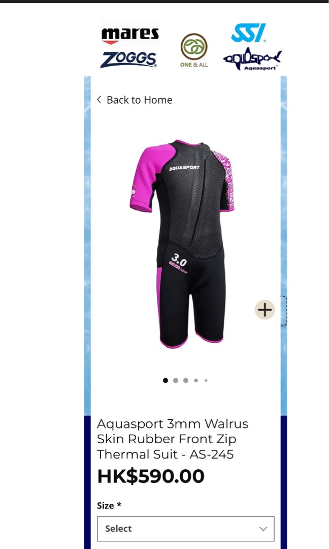 Ultra thermal 3mm walrus skin by aqua sport, Bayi & Anak, Baju Anak ...