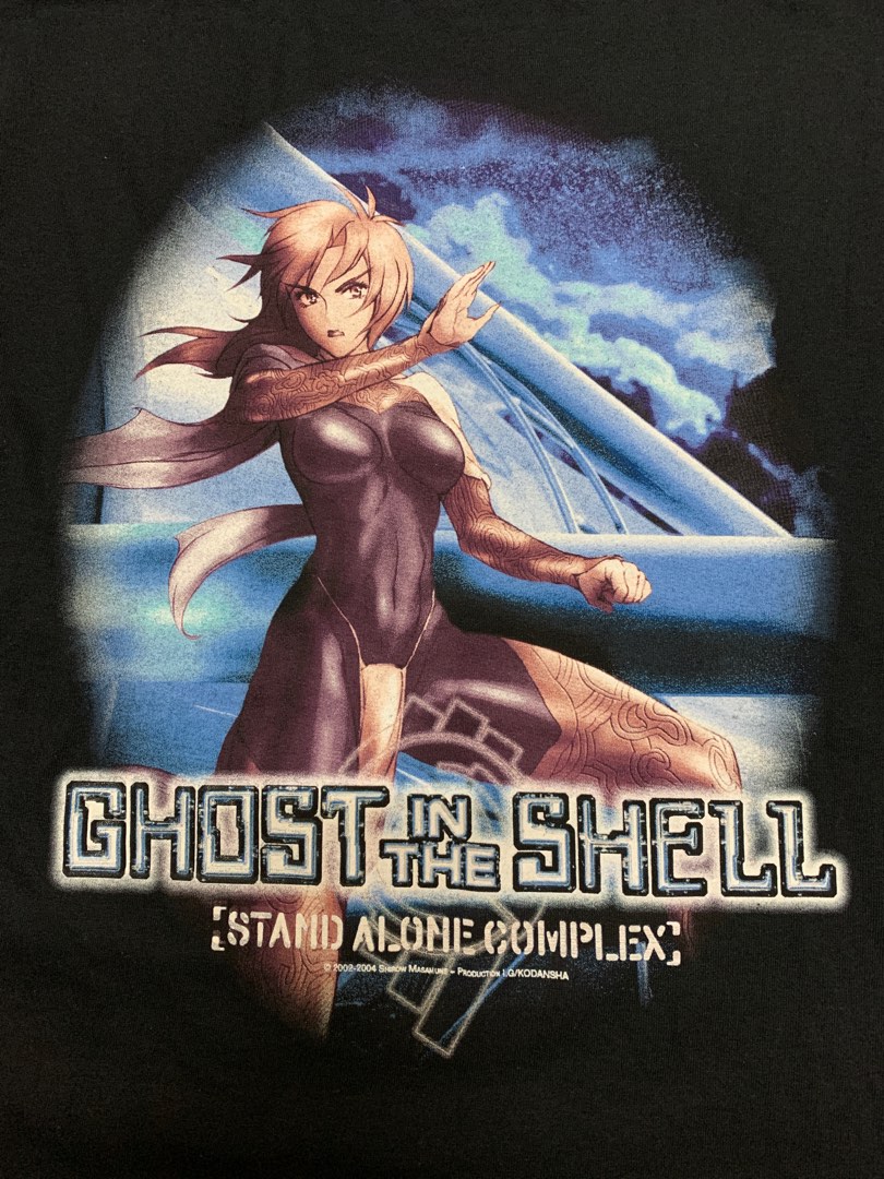 vintage 90s ghost in the shell stand alone complex gits anime cartoon ...