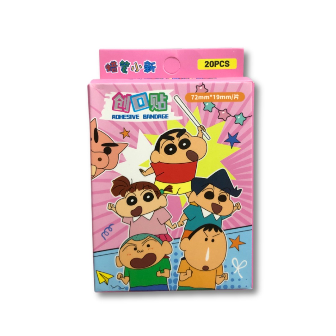 1 Set Plester Luka Sinchan and Friends Warna Warni, Hansaplast untuk ...