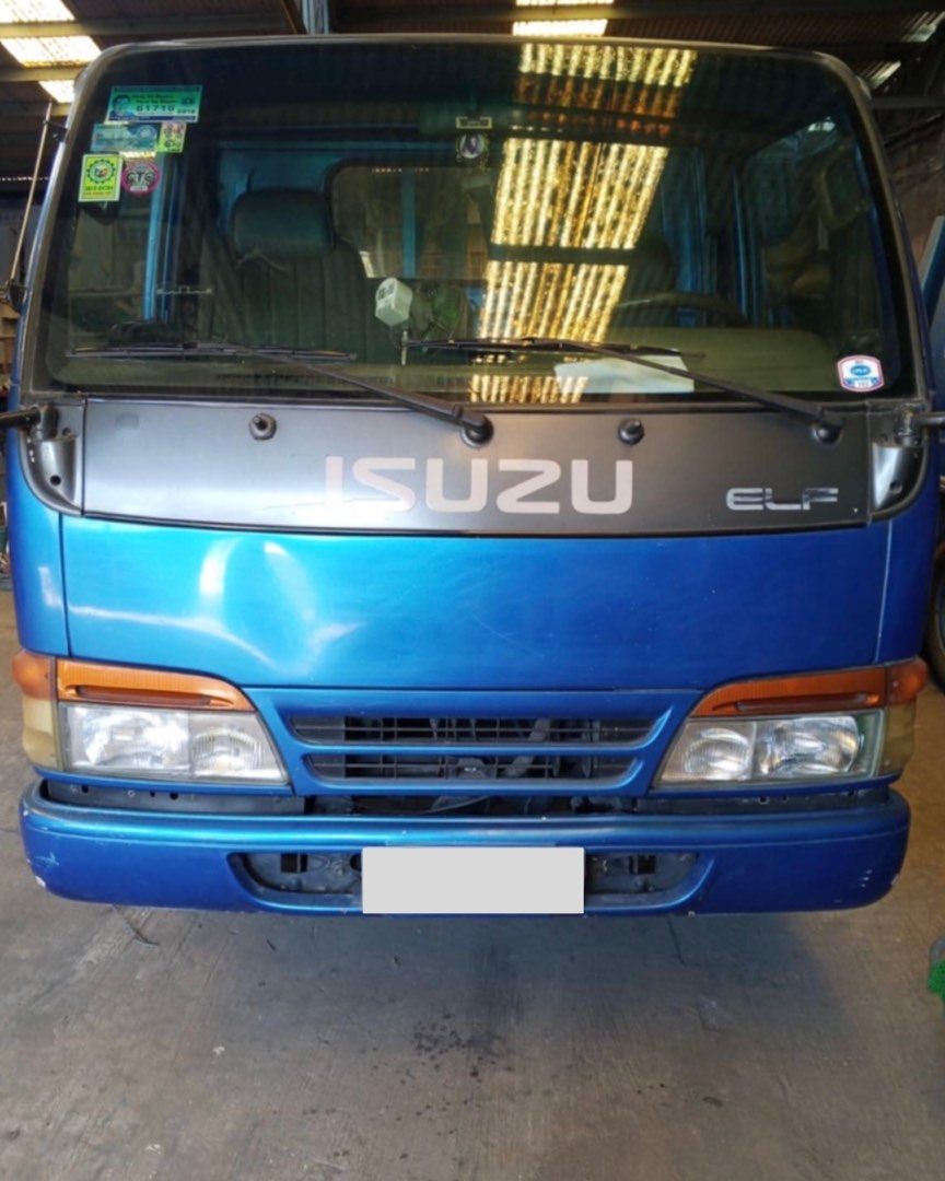 6-Wheeler Isuzu Dropside ELF Truck with Loading Brackets, Special ...