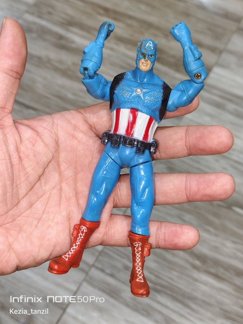 ACTION FIGURE SUPERHERO SUPER HERO MARVEL CAPT AMERICA KAPTEN AMERIKA ...