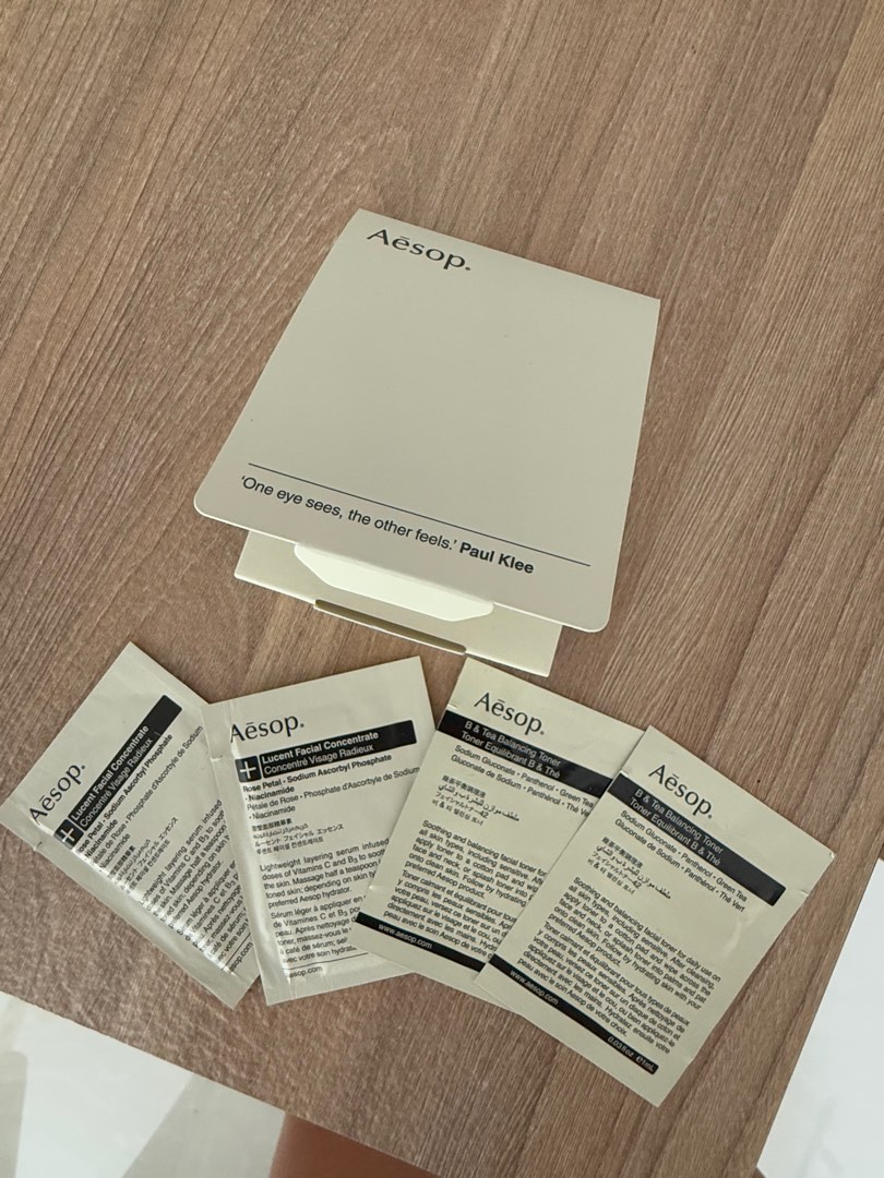 Aesop samples, Beauty & Personal Care, Face, Face Care Products on ...