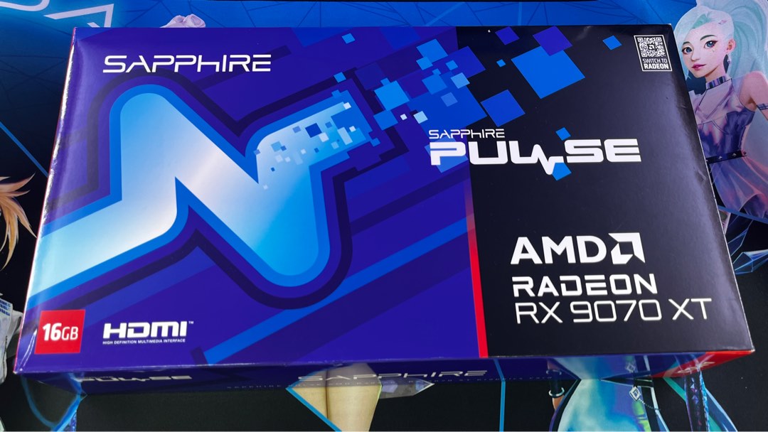SAPPHIRE 藍寶石 AMD Radeon RX 9070XT PULSE 16GB GDDR6 顯示卡, 電腦＆科技, 桌上電腦 ...