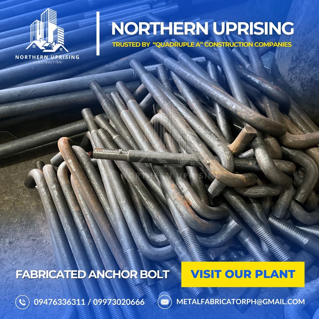 ASTM 4140 Anchor Bolt | HSS | Stiffener Plate | Hotdip | Round Bar ...