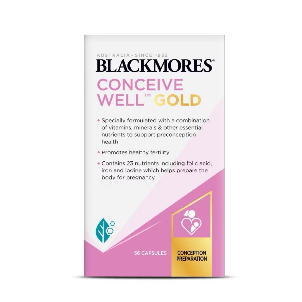 Blackmores Conceive Well Gold, Health & Nutrition, Health Supplements ...
