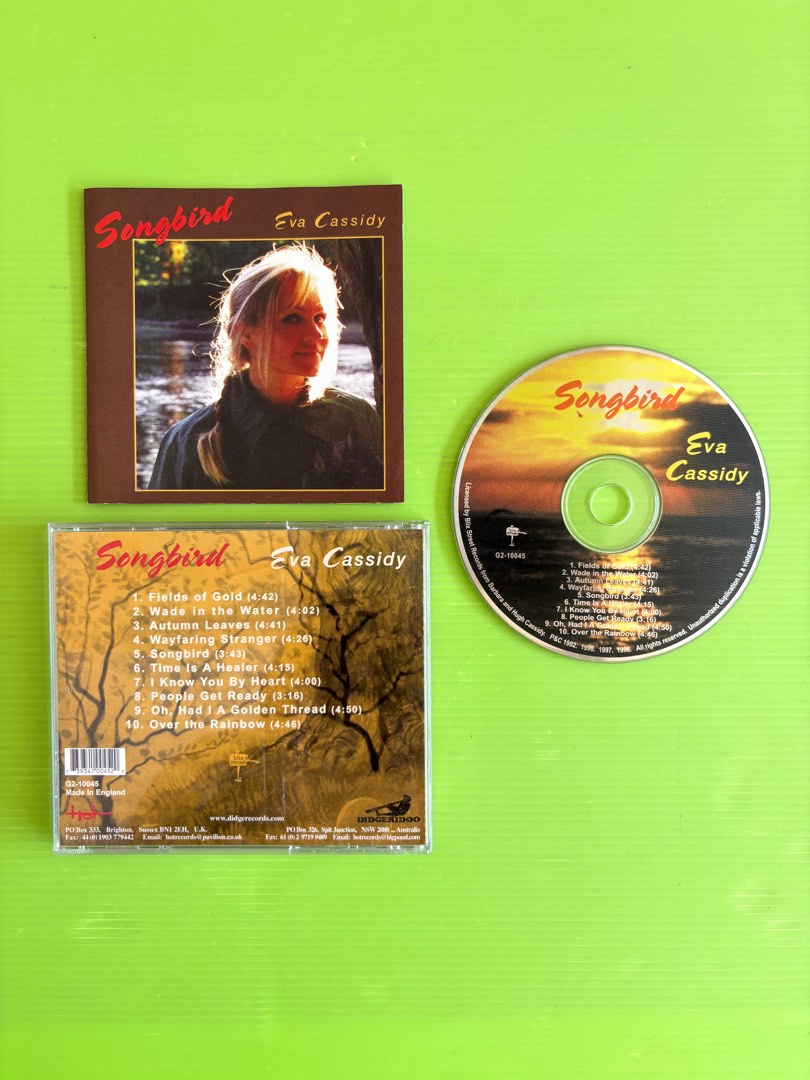 CD Eva Cassidy Songbird Album, Hobbies & Toys, Music & Media, CDs ...