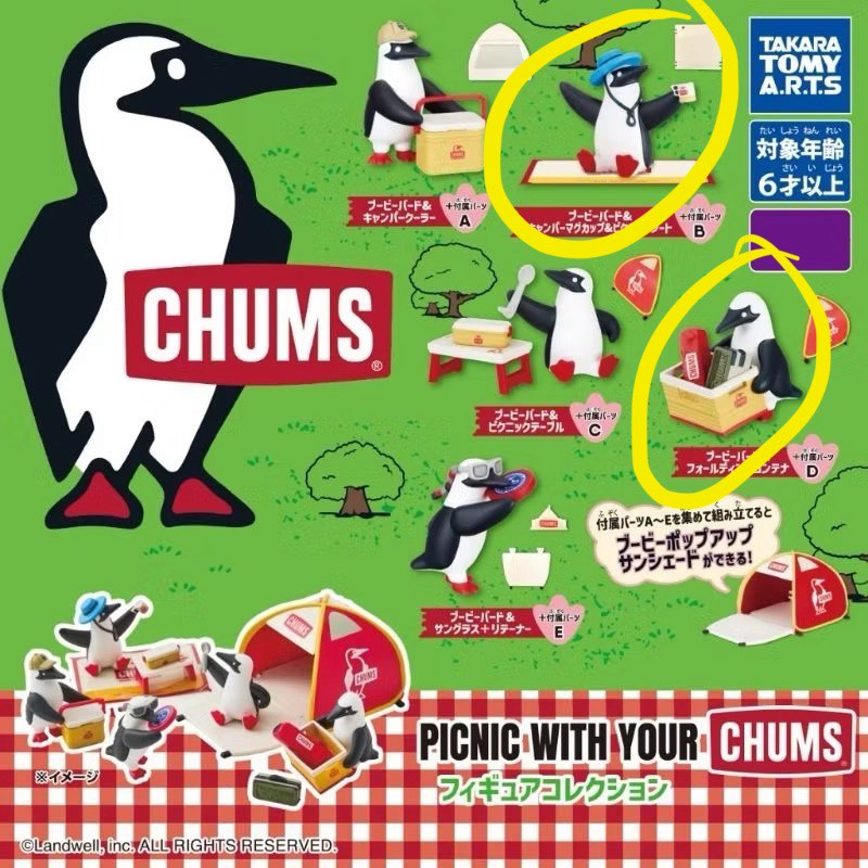 CHUMS camping gachapon, Hobbies & Toys, Toys & Games on Carousell