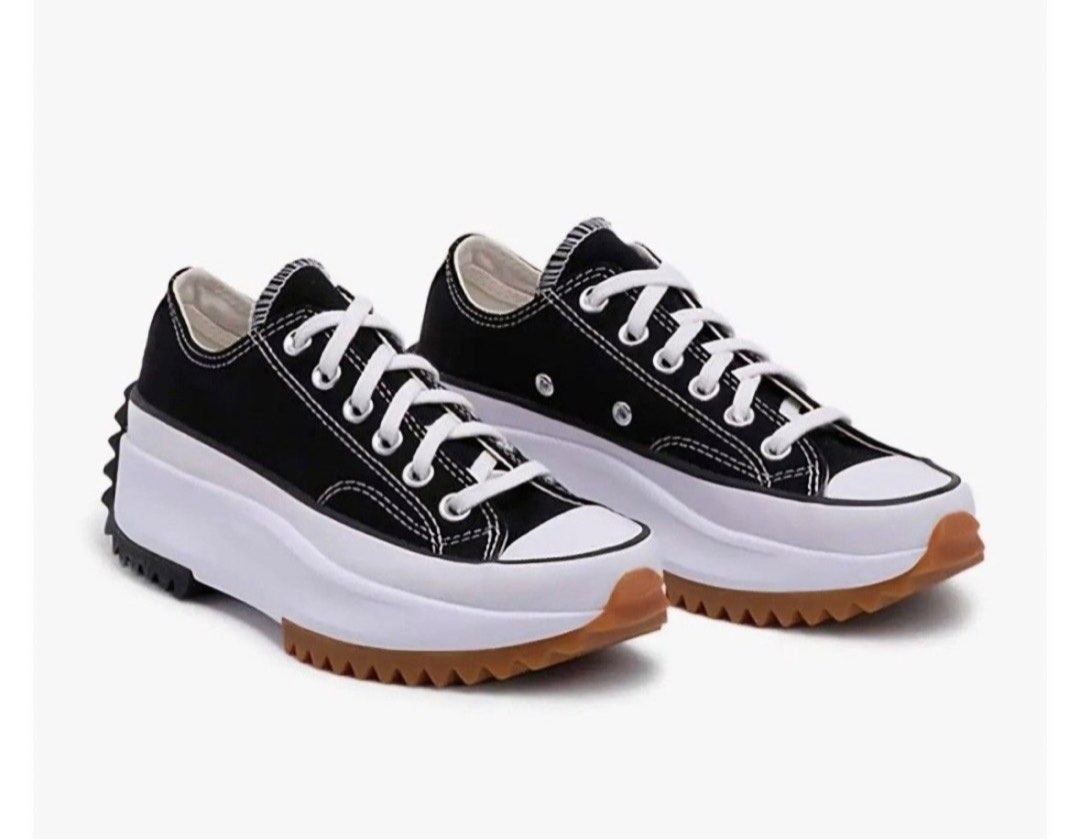 Sepatu Converse Run Star Hike Canvas Platfrom in Army 100% Authentic ...