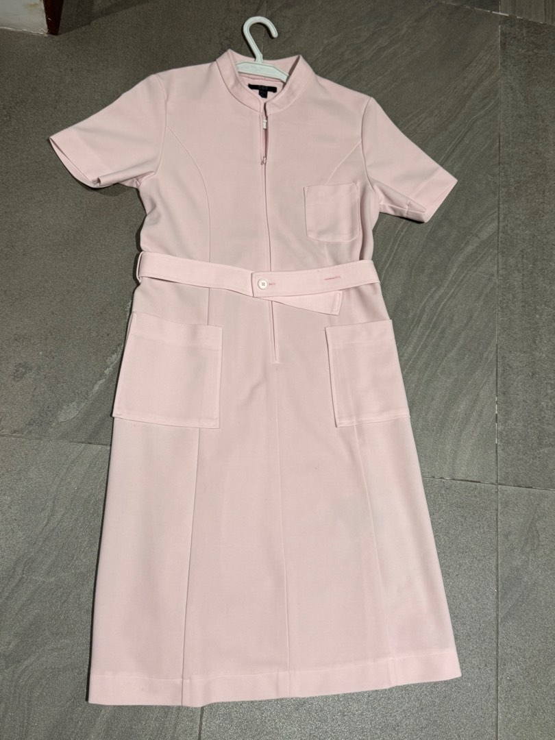 Cos Pink Dress with Pockets and Belt, Women's Fashion, Dresses & Sets ...
