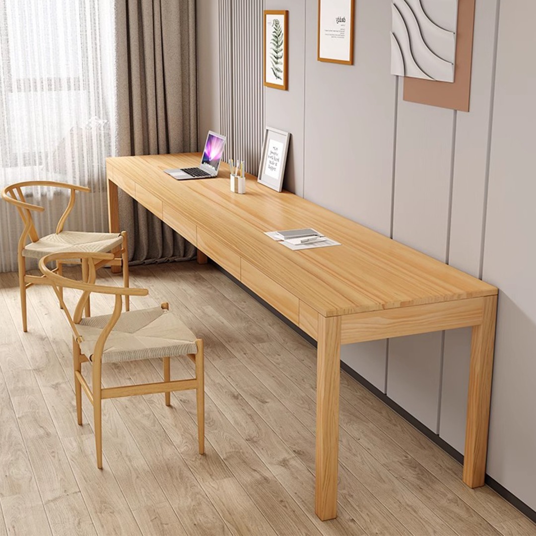 DDF-1651 DDF Scandinavian Solid Wood Study Table, Furniture & Home ...