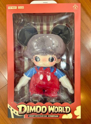 Dimoo World Mickey Vinyl Plush Bag Popmart Authentic, Hobbies & Toys ...