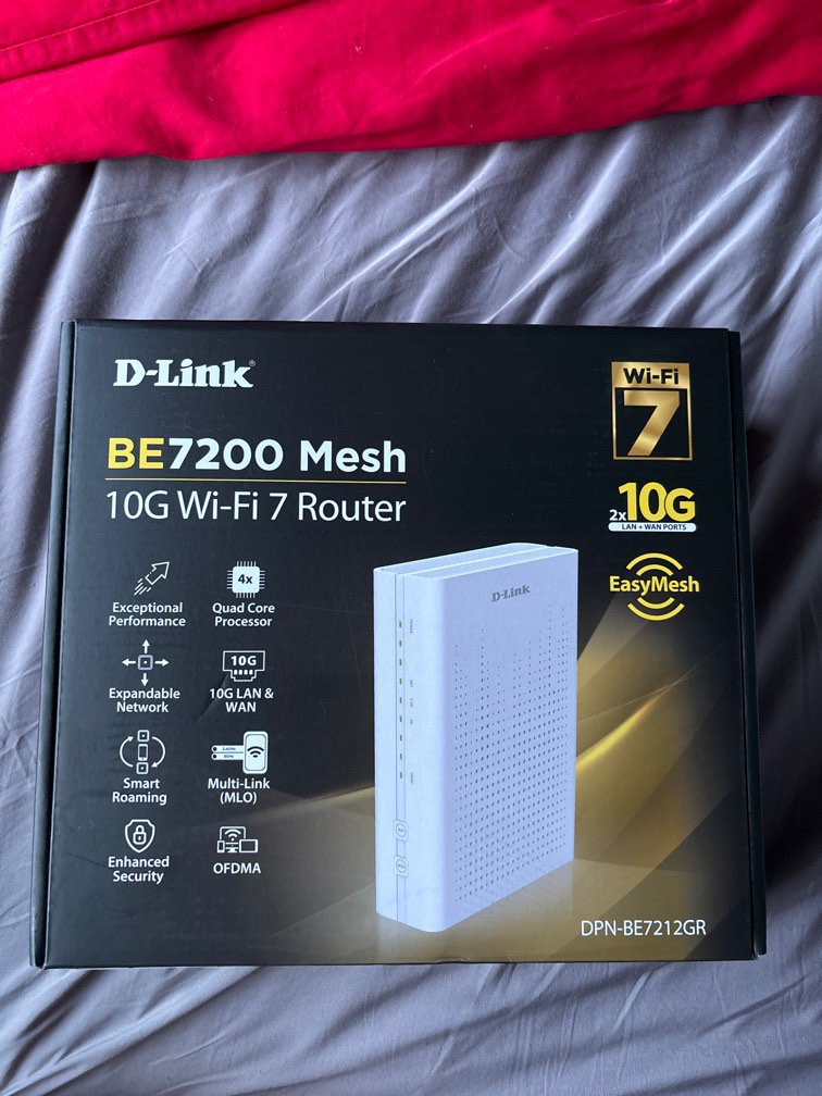 D-Link BE7200 Mesh 10G Wi-Fi Router, Computers & Tech, Parts ...