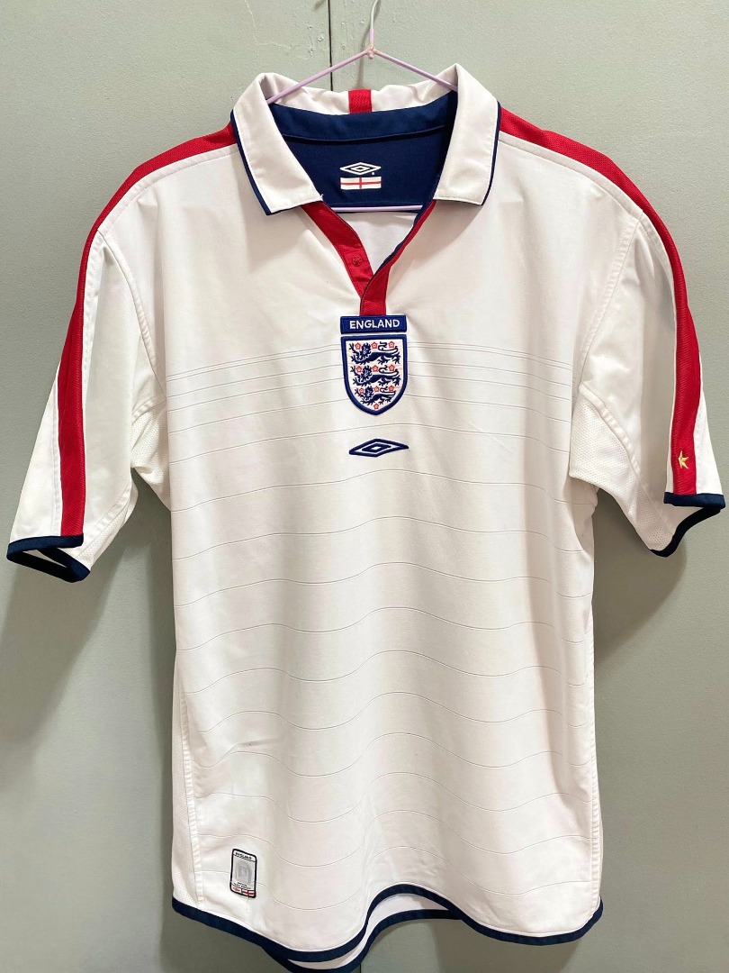 ENGLAND 2003 2005 HOME SHIRT REVERSIBLE FOOTBALL SOCCER JERSEY UMBR0 ...